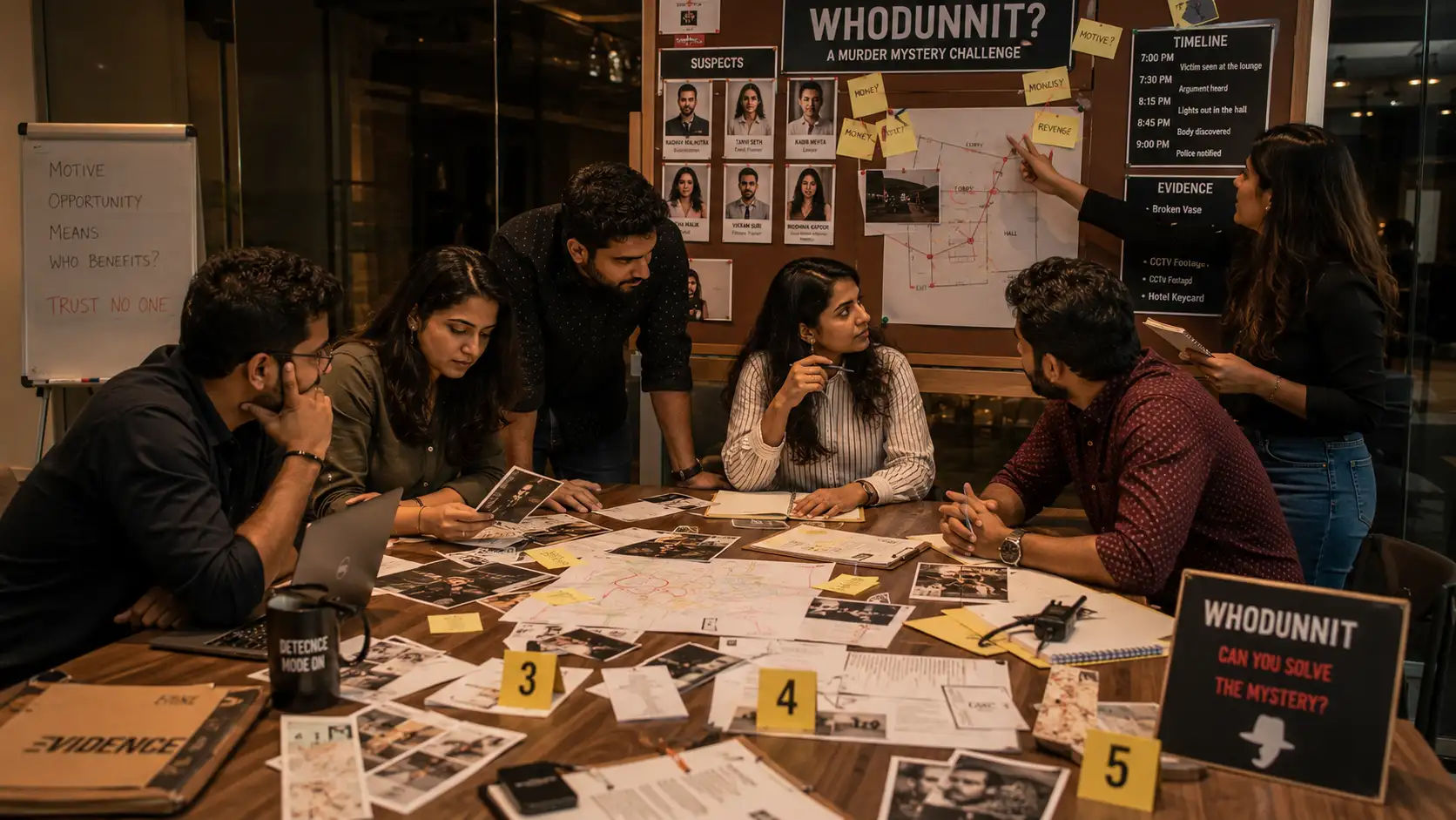 Whodunnit Mystery - Engage, Solve & Team-Build